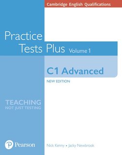 Cambridge English: Advanced (CAE) Practice Tests Plus 1 (New Edition) Student's Book without Key ...